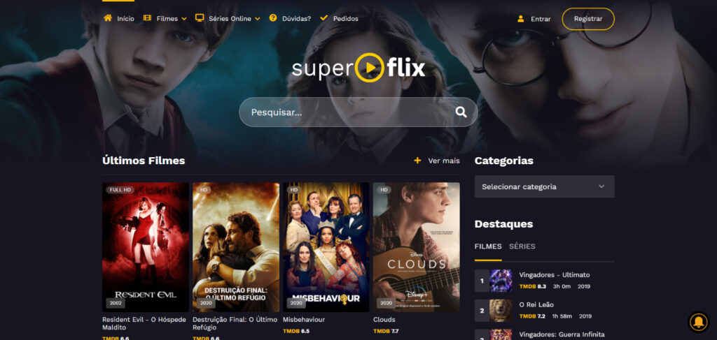 Melhores Sites para Assistir Filmes e Series Online Gratuitos
